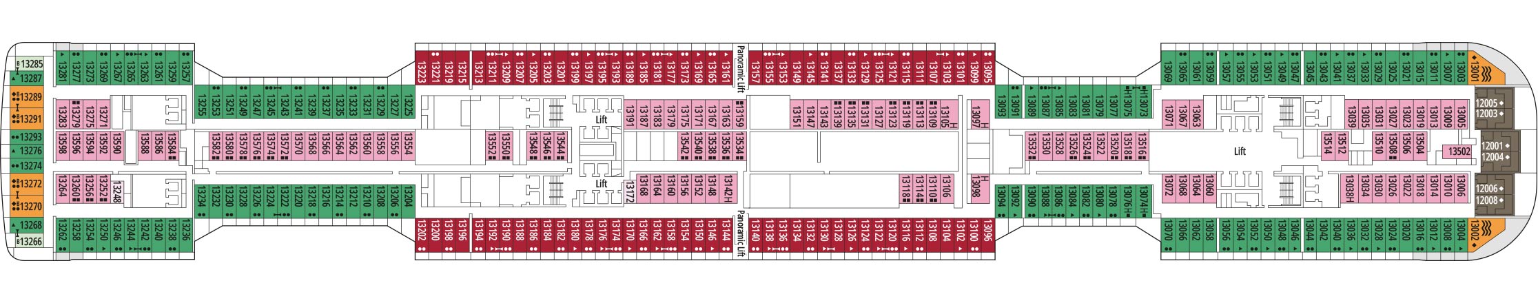 Deck plans: select your cabin | MSC Euribia| MSC Cruises